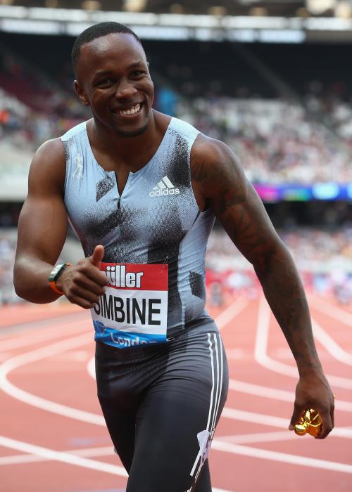Akani Simbine Wins 100m at MÃ¼ller Anniversary Games, Interview with ...