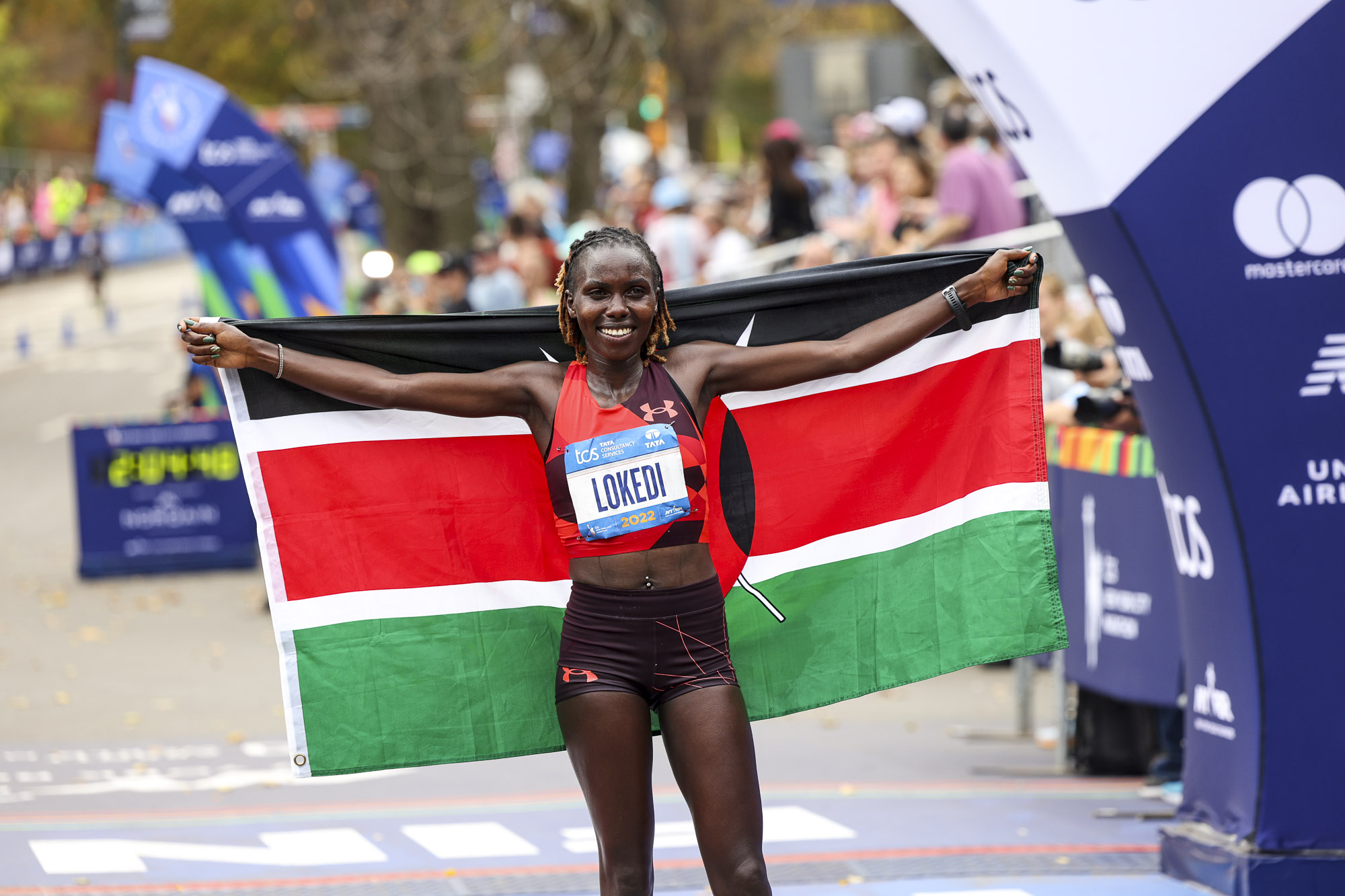 Sharon Lokedi of Kenya could hardly believe her eyes and ears as she ...