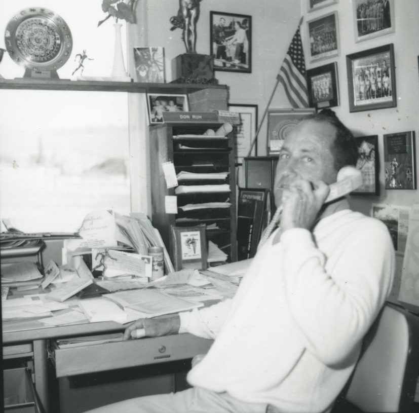 Coffee with Larry, John Bicourt, Joan Benoit Samuelson, Grete Waitz ...