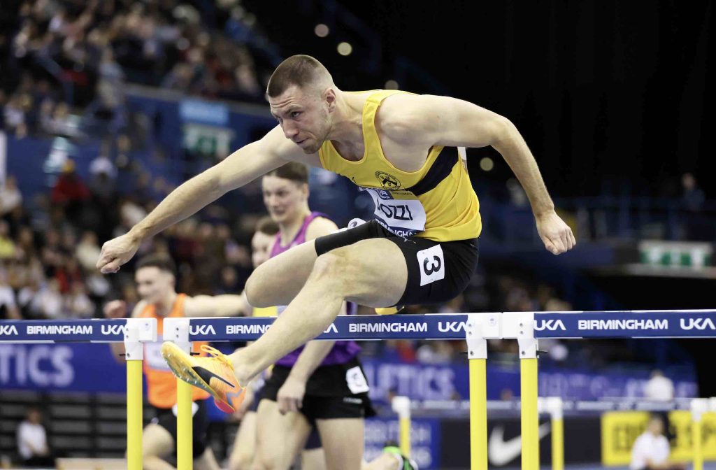 King of the track! David King wins Men's 60m hurdles at 2023 British ...