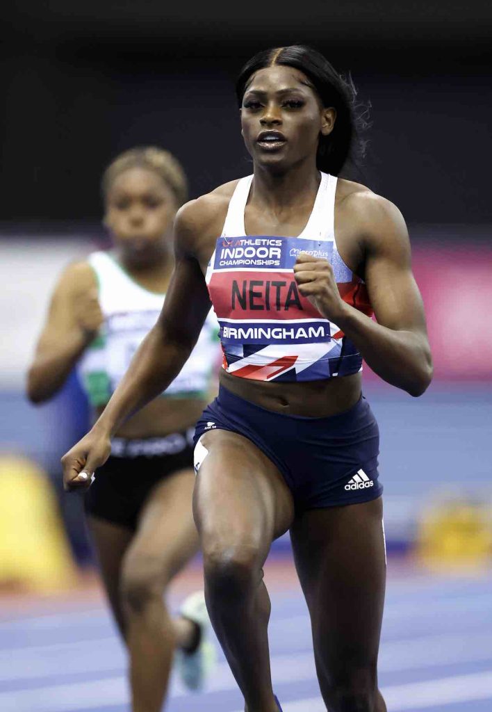 The Women's 60 meters at the 2023 British Athletics Indoor Champs ...