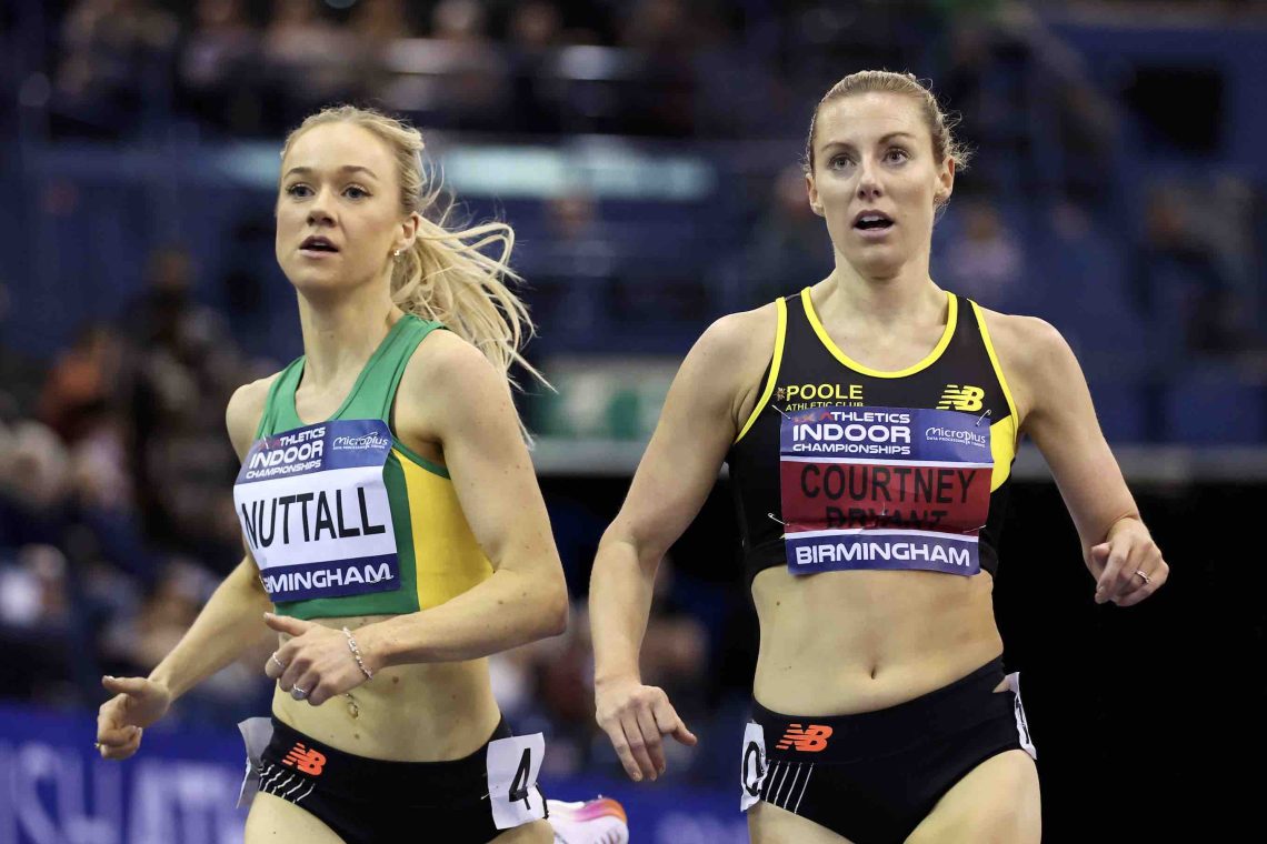 2023 British Indoor Trials, Day two (Feb. 19), a day of distance ...