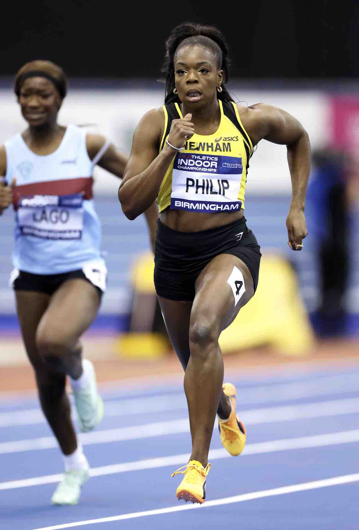 The Women's 60 meters at the 2023 British Athletics Indoor Champs ...