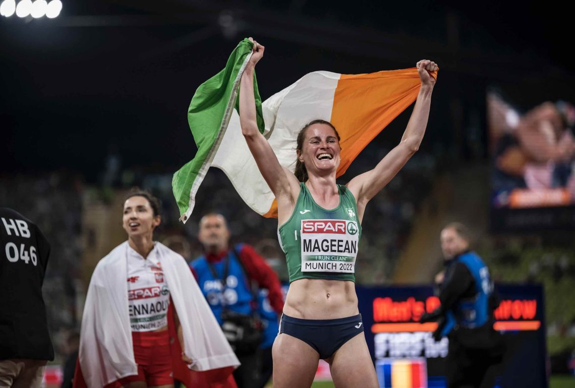 Coffee with Larry, Cooper Teare, Miltiadis Tentoglou, Laura Muir, Josh ...