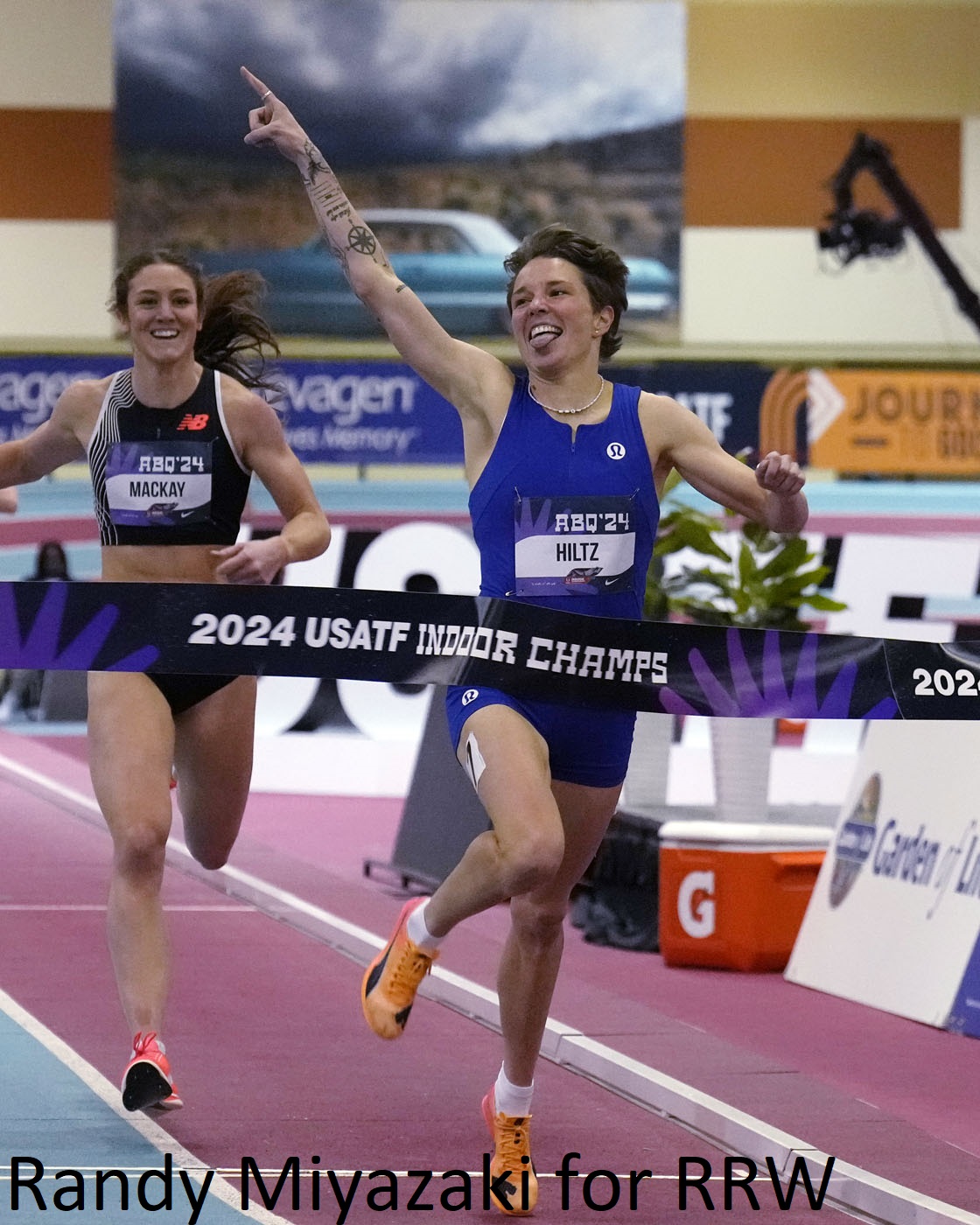 Hiltz, Hoppel Repeat as USATF Indoor Champions - runblogrun