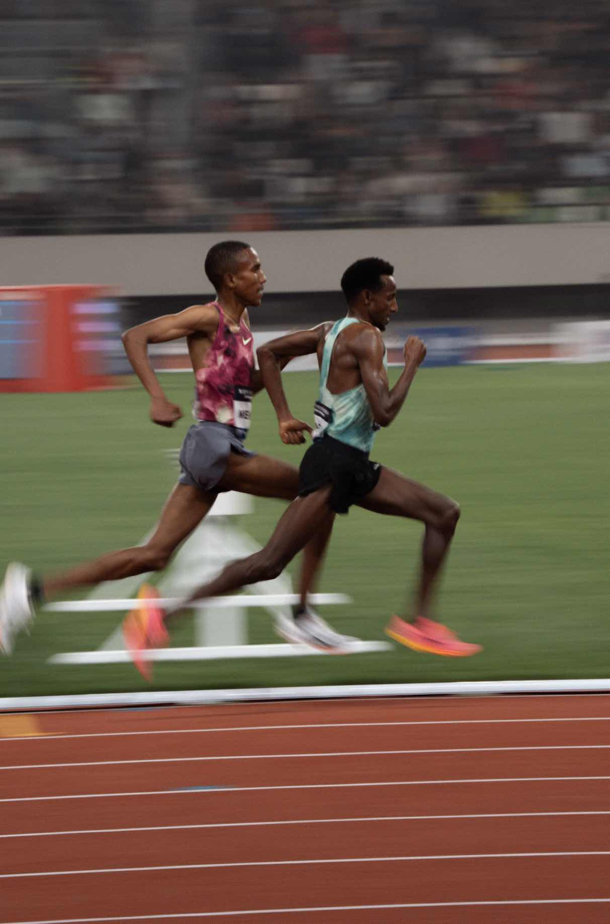 Athletes flying at the Shanghai/Suzhou Wanda Diamond League 2024 ...