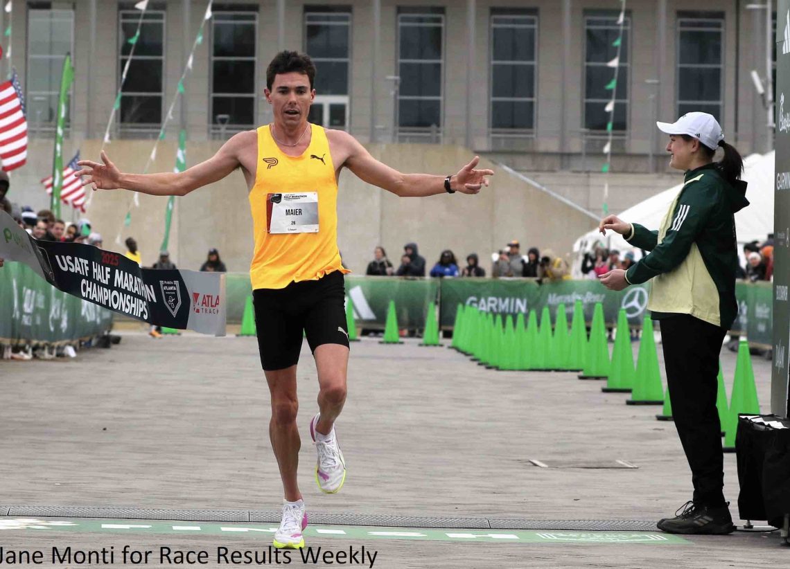 MAIER, ROE WIN USATF HALF-MARATHON TITLES IN DRAMATIC FASHION - runblogrun